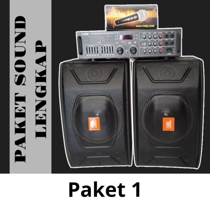 Paket karaoke paket audio sound system lengkap 10 inch | Lazada Indonesia