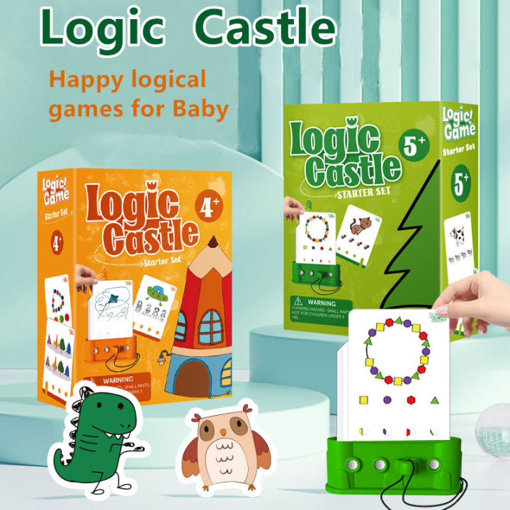 Logic Castle Starter Set with Activity game cards Brain Building ...