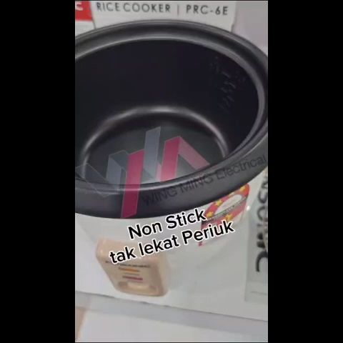 Pensonic Non-Stick Rice Cooker with Glass Lid | PRC-11E PRC-18E PRC-6E ...