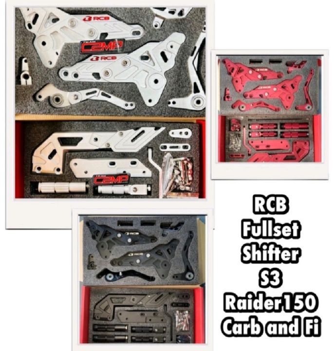 RCB Fullset Shifter S3 Raider 150 Carb and FI | Lazada PH
