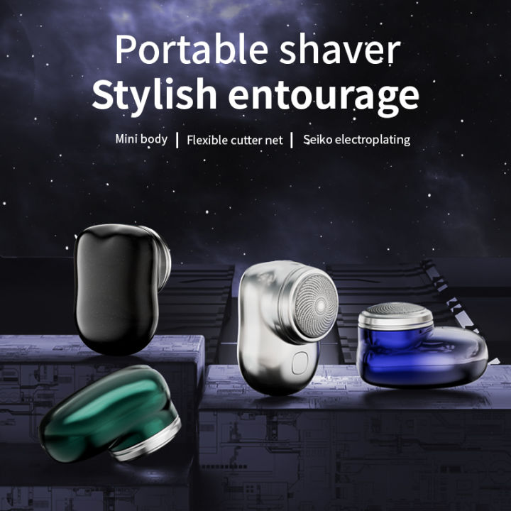 Mini Electric Razor For Men Wet Dry Electric Shaver Portable Electric ...