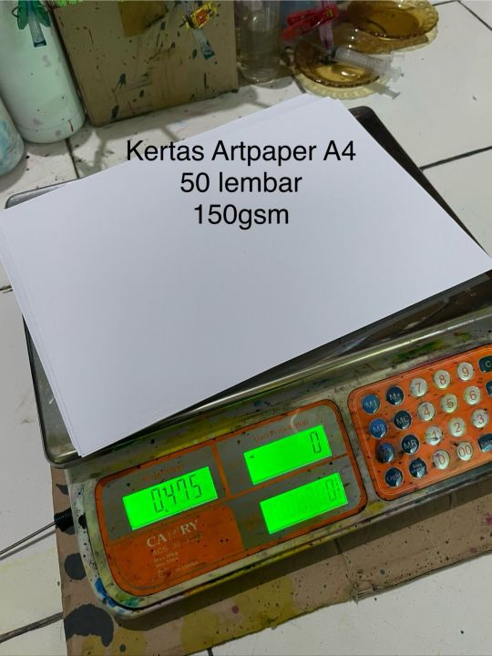 Kertas Artpaper A4 150gsm 50 lembar Full Coating Original | Lazada ...