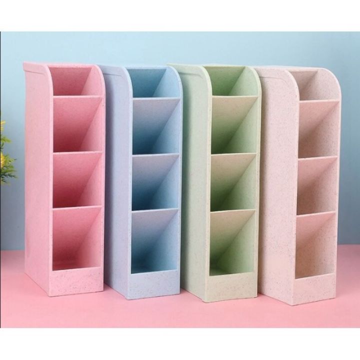 RAK MINI 4 SEKAT / RAK LACI PLASTIK 4 SLOT PULPEN SPIDOL / TEMPAT ...