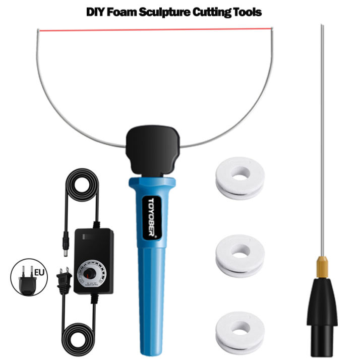 Electric Foam Cutter Kit Foam Carving Cutting Pen Foam Crafts Sculpture ...