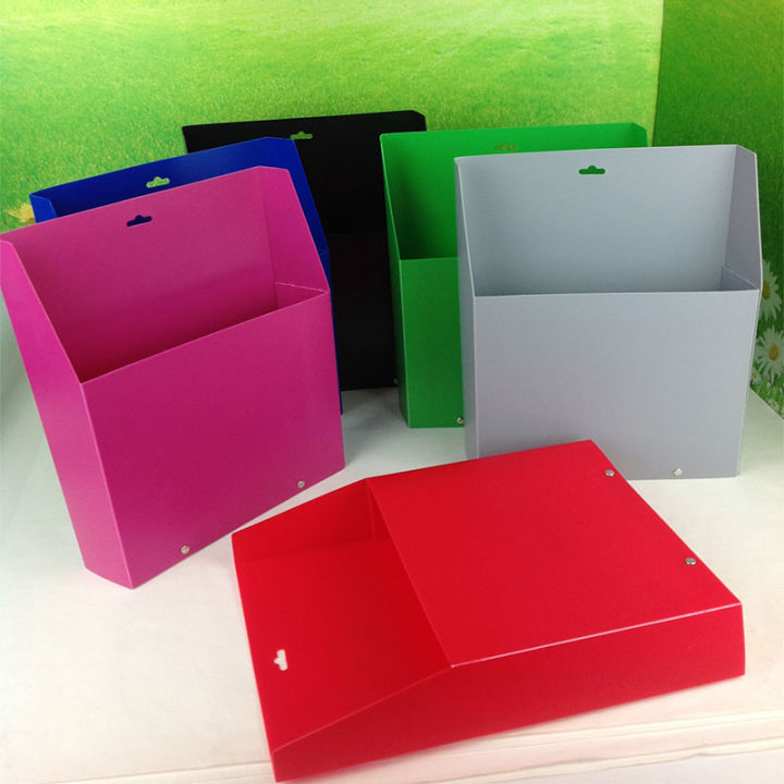 Book Stand Foldable File Rack Office Supplies Hanging Single Grid ...