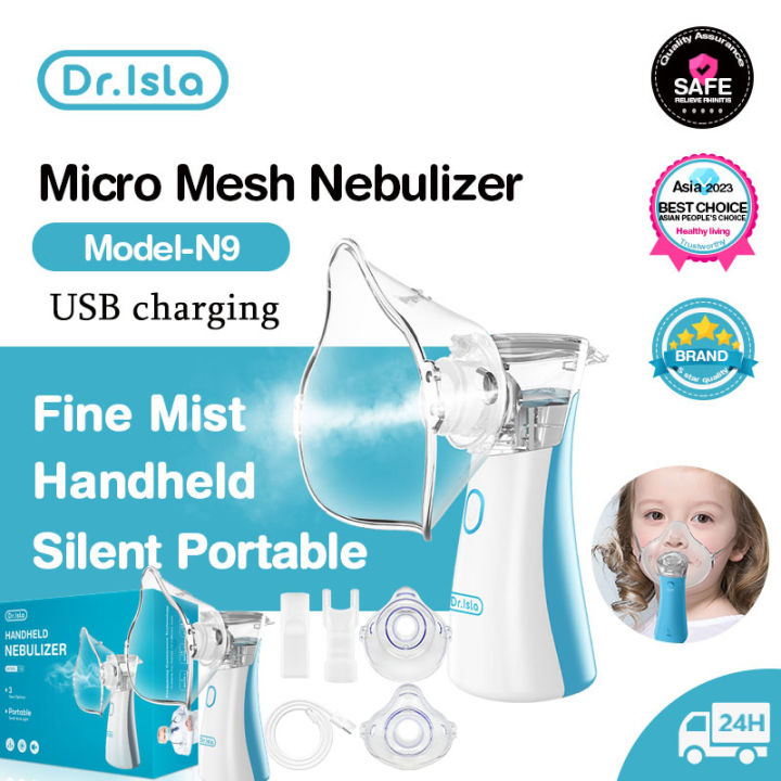 Dr.Isla Medical Handheld Portable Nebulizer UBS Charging Ultrasonic ...