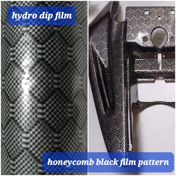 HYDRO DIP FILM HONEYCOMB V2 BLACK FILM PATTERN | WATER TRANSFER FILM ...