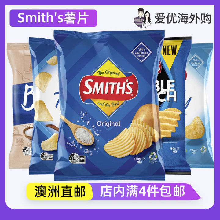 Smiths Smith Potato Chips, Sweet Potato Chips, Crispy Wave Salt Vinegar ...
