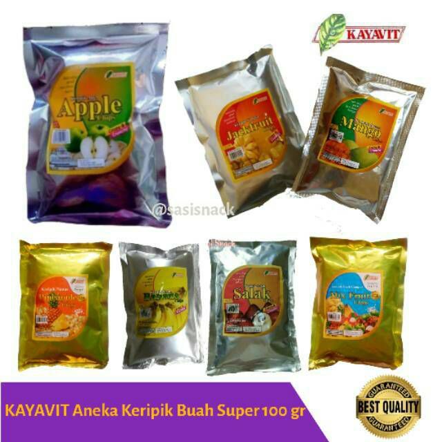 Keripik Aneka Buah Malang Kualitas Super Kayavit 100 gr | Lazada Indonesia
