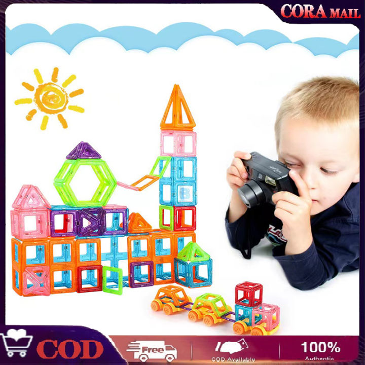 Magnet Toy For Kids Big Size Magnetic Building Blocks Magnetic Designer Construction Set Model ...