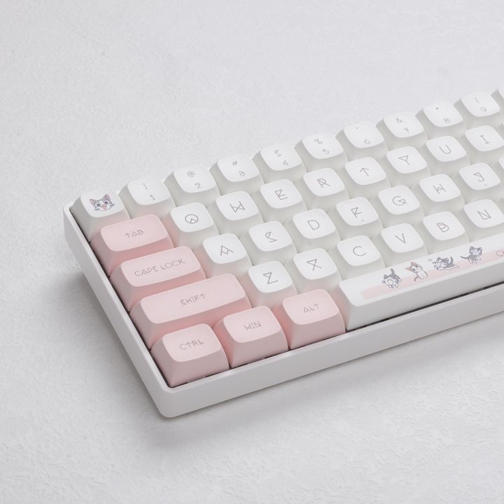 【Keycap Only】Chi Cat Keycap Pink Cute Meow Keycaps 130 Keys XDA Profile ...