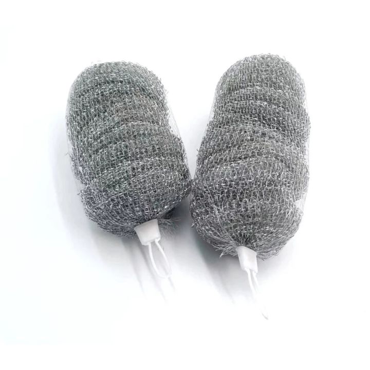 12 Pcs Gosokan Panci Stainless Sabut Cuci Stainless Stelwool Anti Karat ...