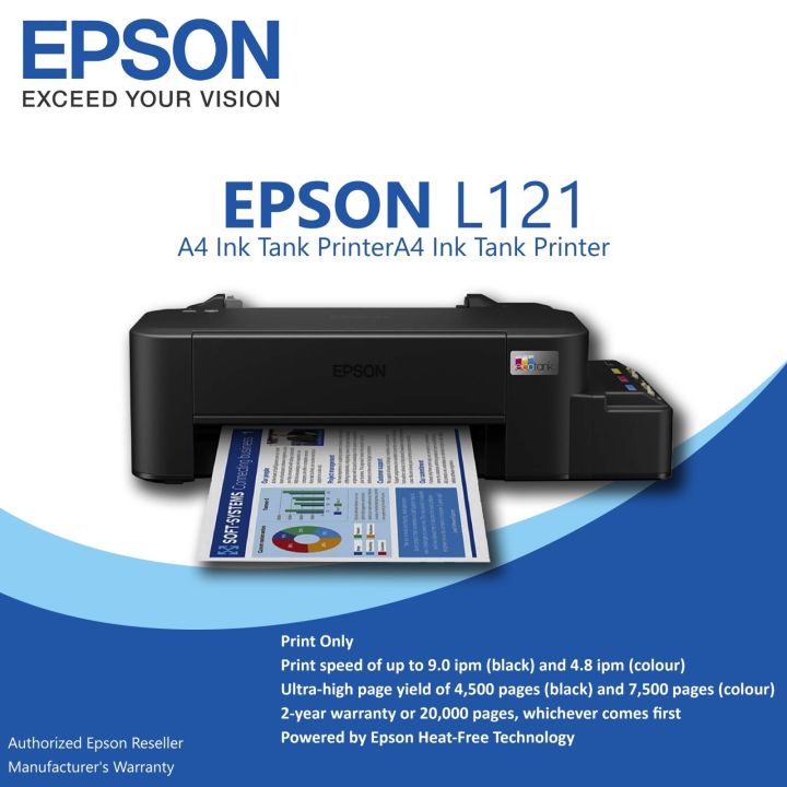 Epson L121 | Lazada PH: Buy sell online Ink Jet with cheap price ...