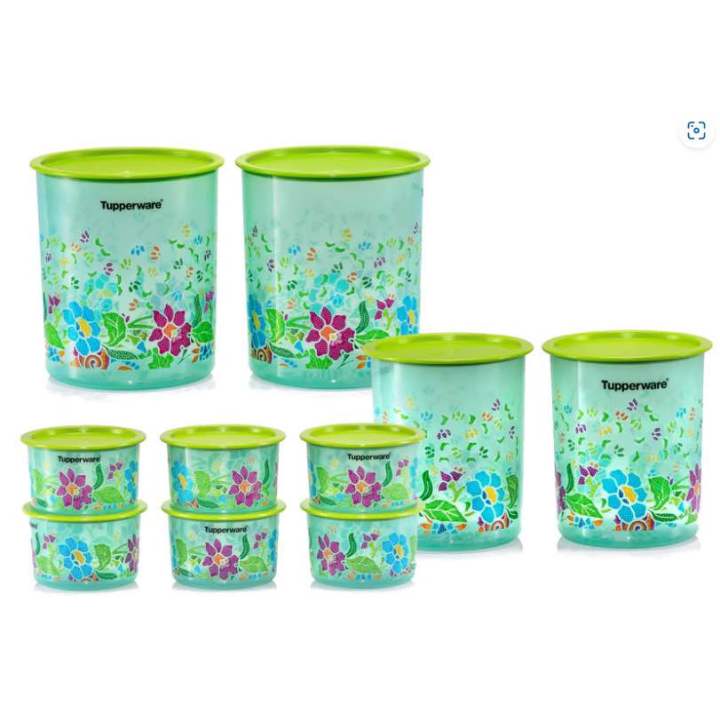 Tupperware Batik One Touch Collection Set | Lazada