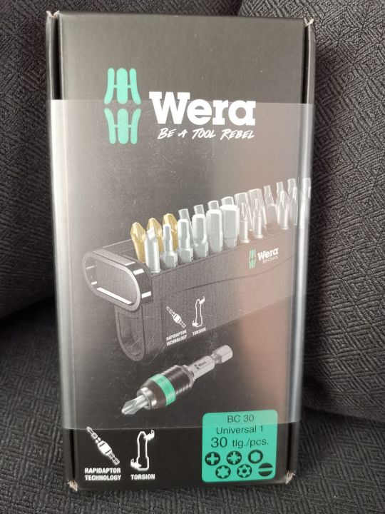 ชุดดอกไขควง Bit-Check 30 Universal 1 Code Nr.:05056440001 Wera | Lazada.co.th