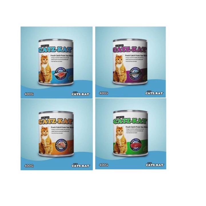 ⚡Catz-Kat Cat Wet Food /cat food/makanan kuching/猫粮/猫料400g | Lazada
