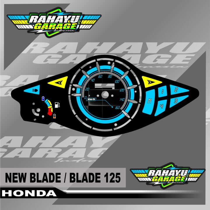 papan speedometer new blade dan blade 125 panel spido meter custom new ...