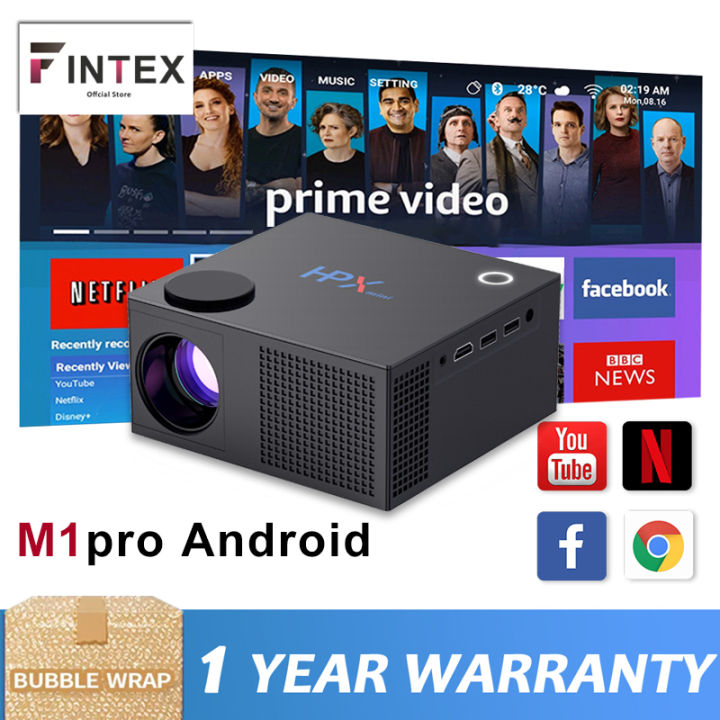 【🥇 Android 10.0 /10000Lume】M1pro 10000Lume Projector Mini Portable ...