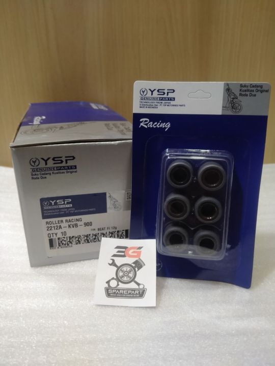 ROLLER SET RACING KVB 12GRAM BEAT FI/SCOOPY FI/VARIO 110/VARIO 110 ESP ...