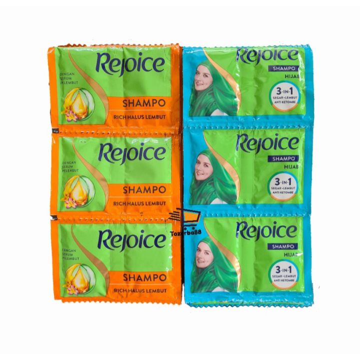 Rejoice Shampo Sachet Rencengan (1 Renceng 12 Pcs) Rejoice SHampo ...