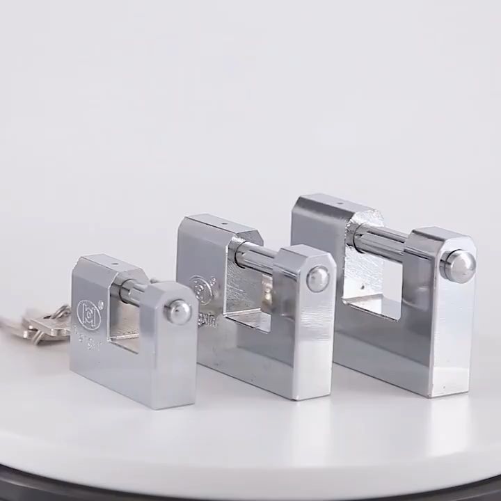 60 MM/90MM Heavy Duty Padlock With 3 Keys Anti-Theft Antirust Door Lock ...
