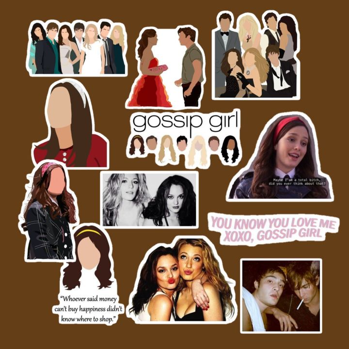 Gossip Girl Series Laminated VINYL Waterproof Stickers | Lazada PH