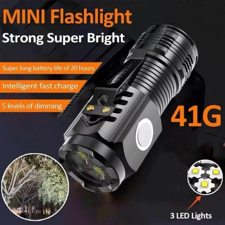 Outdoor LED flashlight - Reliable, Waterproof, and Rechargeable Heavy ...