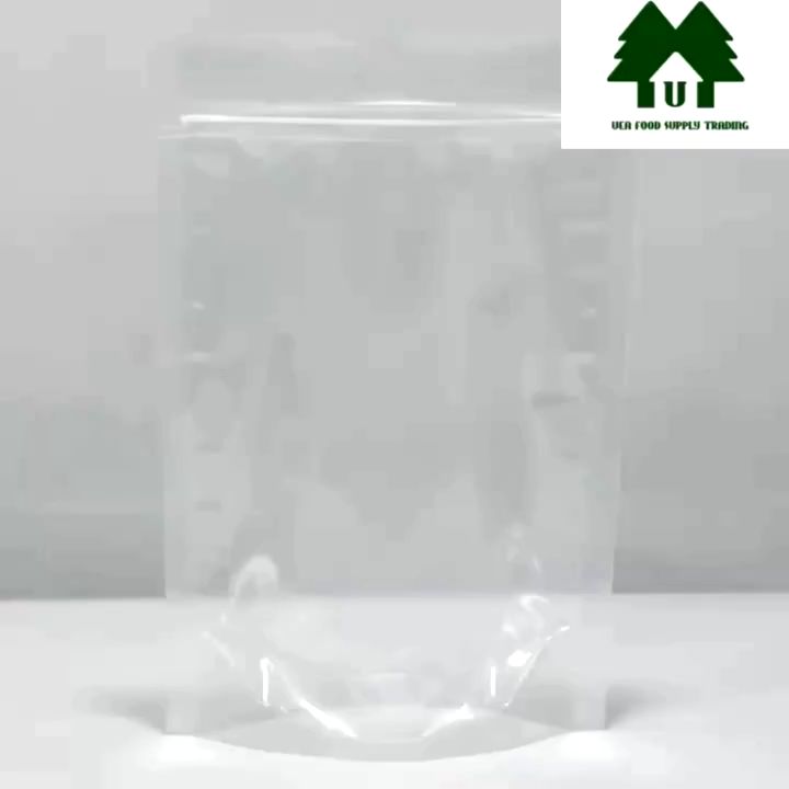 Full Clear Stand Up Pouch with Zip Lock Resealable 50pcs and 100pcs per pack | Lazada PH