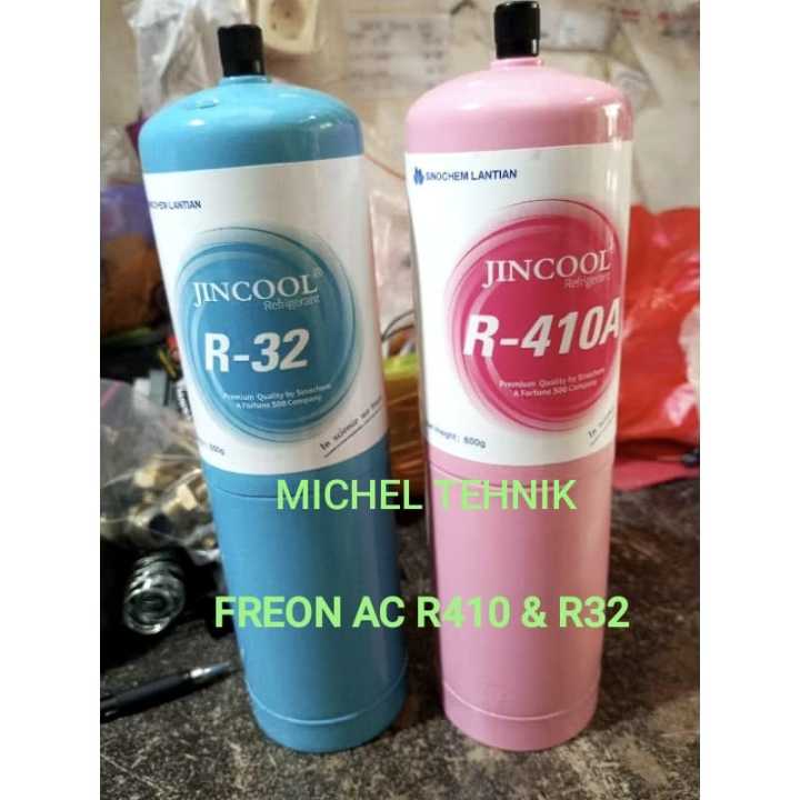 FREON AC R32 DAN R410 KALENG MEREK JINCOL ORIGINAL / PREON R410 JINCOL ...