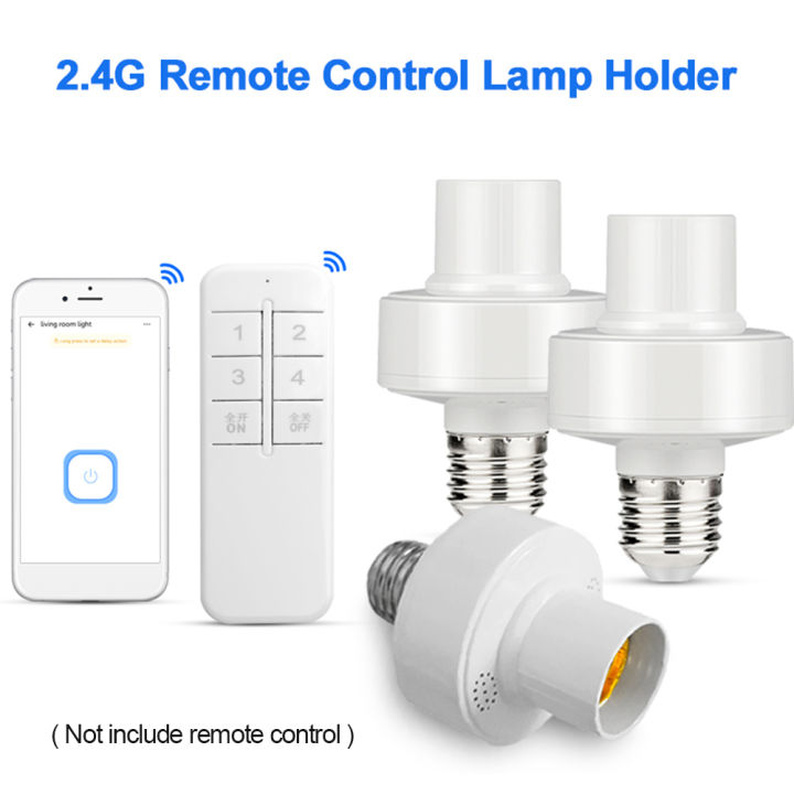 WiFi Smart Bulb Adapter LED Lamp Holdere WeLink Bluetooth-compatible ...