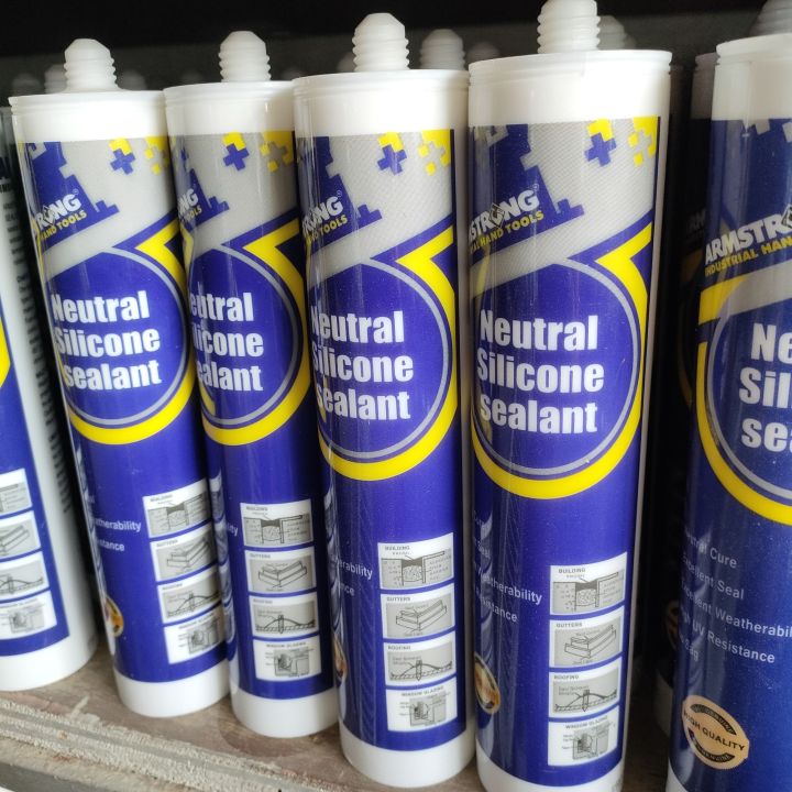 silicone sealant e300g white Clear black with Butterfly caulking gun ...