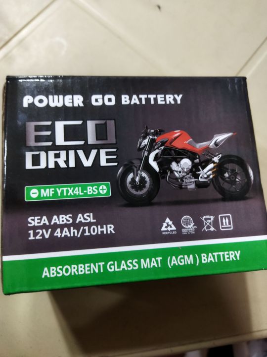 POWER GO BATTERY 12V/4Ah/10HR | Lazada PH