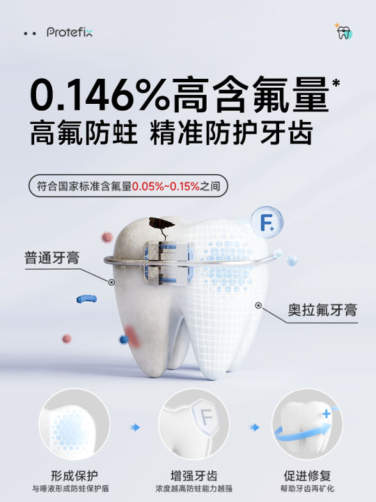 Dinosaur Doctor Orthodontic Toothpaste with Fluorine Anti-Cavity High ...