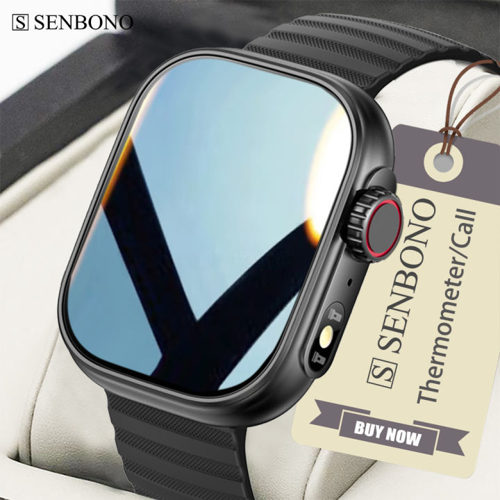 SENBONO Smart Watch Men 2.01inch Big Screen Bluetooth Call Watch Body ... SENBONO Smart Watch Men 2.01inch Big Screen Bluetooth Call Watch Body ...