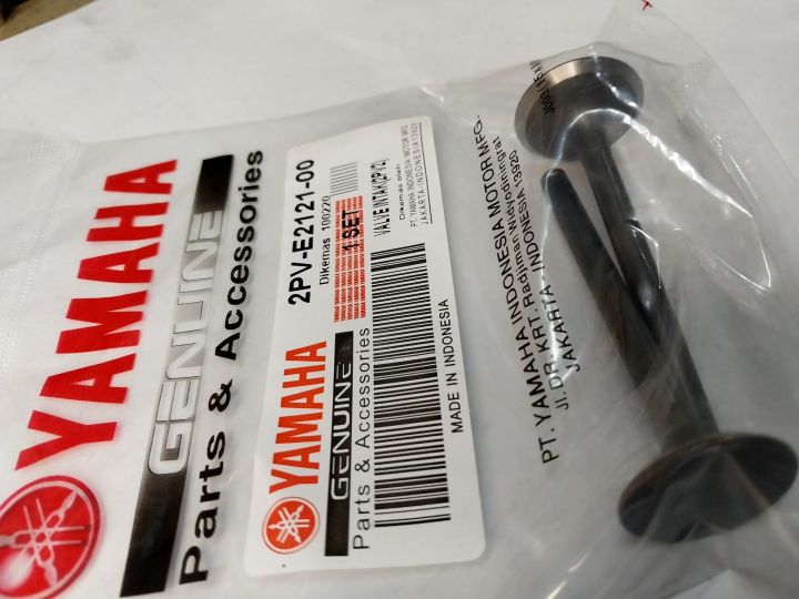 ENGINE VALVE SET MADE IN INDONESIA FOR MIO M3 INTAKE AND EXHAUST ...