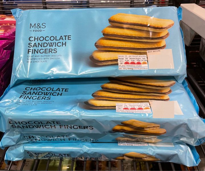Marks & Spencer Chocolate Sandwich Fingers | Lazada PH