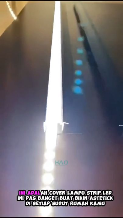 Cover Lampu Aluminium Kap Led Strip 1m / 100 cm Tapeguard Led Light ...