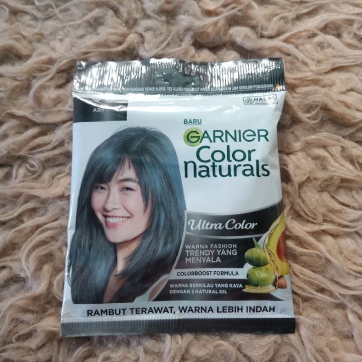 GARNIER Color Naturals Ultra Color Cool Ash - Sachet / Pewarna Rambut ...