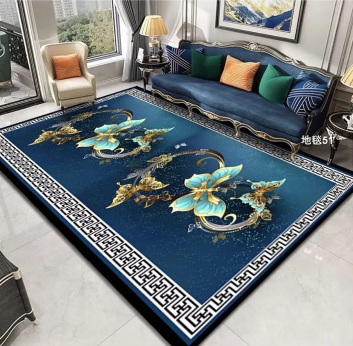 150x180cm 3D Geometric Carpet Comfortable Lounge Area Rectangle Carpet ...