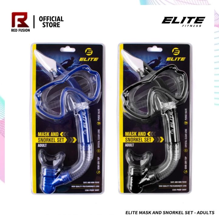 Elite Mask And Snorkel Set - Adults | Lazada PH