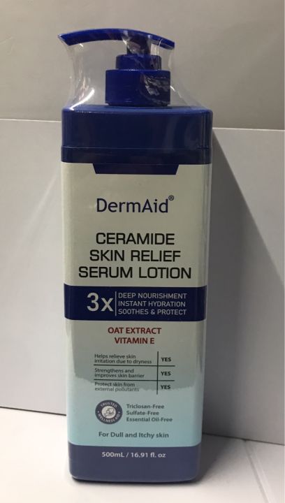 Dermaid Ceramide Skin Relief Serum Lotion 500MlL | Lazada PH