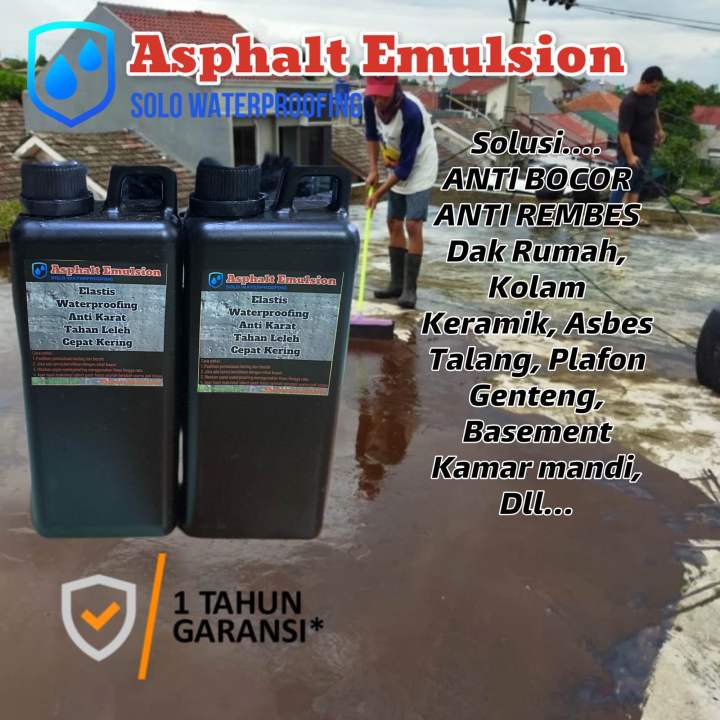 Cat Pelapis Anti Bocor 1 KG | Cat Kolam Anti Bocor | Asphalt Emulsion ...