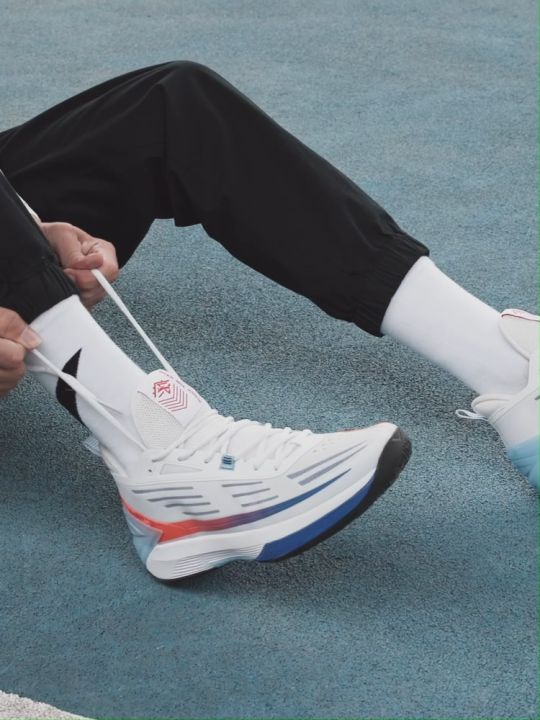 ANTA Attack 5 รองเท้าบาสเก็ตบอลชาย กันลื่นทนต่อการสึกหรอ รองเท้ากีฬา ...