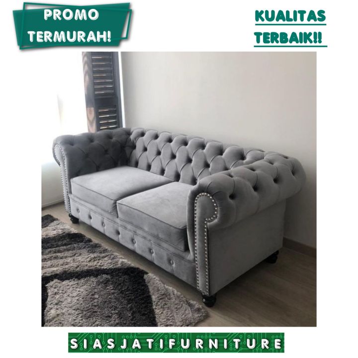 Sofa Chester 2 Seater | Lazada Indonesia