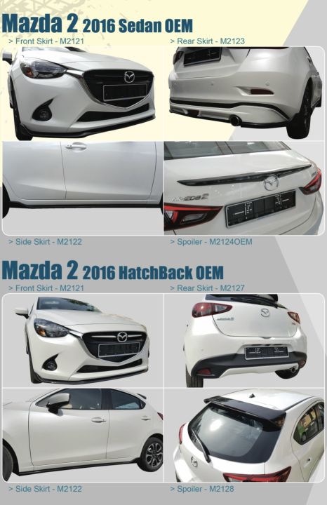 Mazda 2 sedan hatchback 2015 2016 2017 2018 2019 2020 OEM bodykit body ...