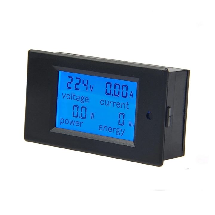 PZEM-021 AC Single Phase Digital LCD Ammeter Voltmeter 80-260V 20A 4IN1 ...