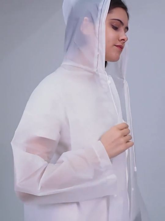 ( EVA ONLINE ) Thick Waterproof RainCoat Unisex Rain Coat COD Rain Gear ...