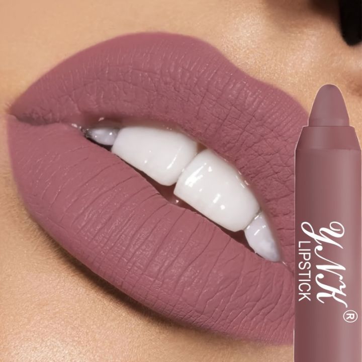 1pc 12colors Velvet Matte Lipsticks Pencil Waterproof Long Lasting Sexy