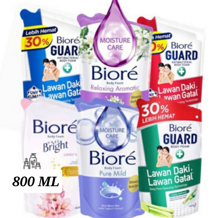 Biore Body Wash Refill 800ML | Lazada Indonesia