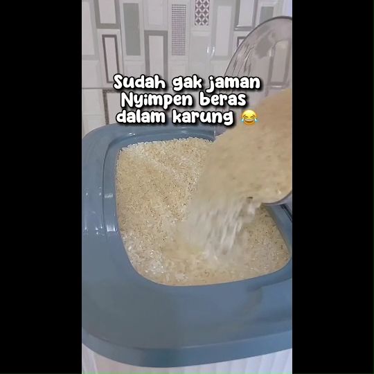 DISPENSER BERAS 10KG / DISPENSER BERAS MODERN 10L / TEMPAT PENYIMPANAN BERAS / RICE BOX | Lazada ...